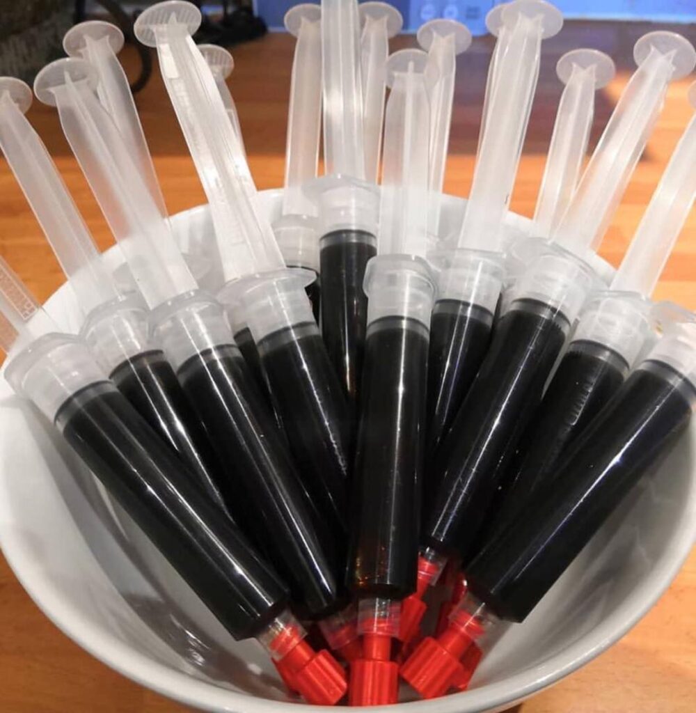 Rick Simpson Oil Syringe - Green-Stone retail